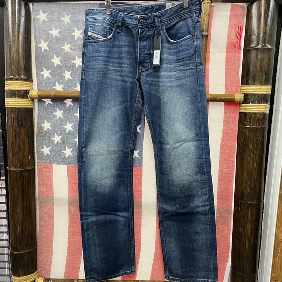 Diesel | Jeans | Nwt Diesel Industry Larkee Regular Straight Denim Jean ...